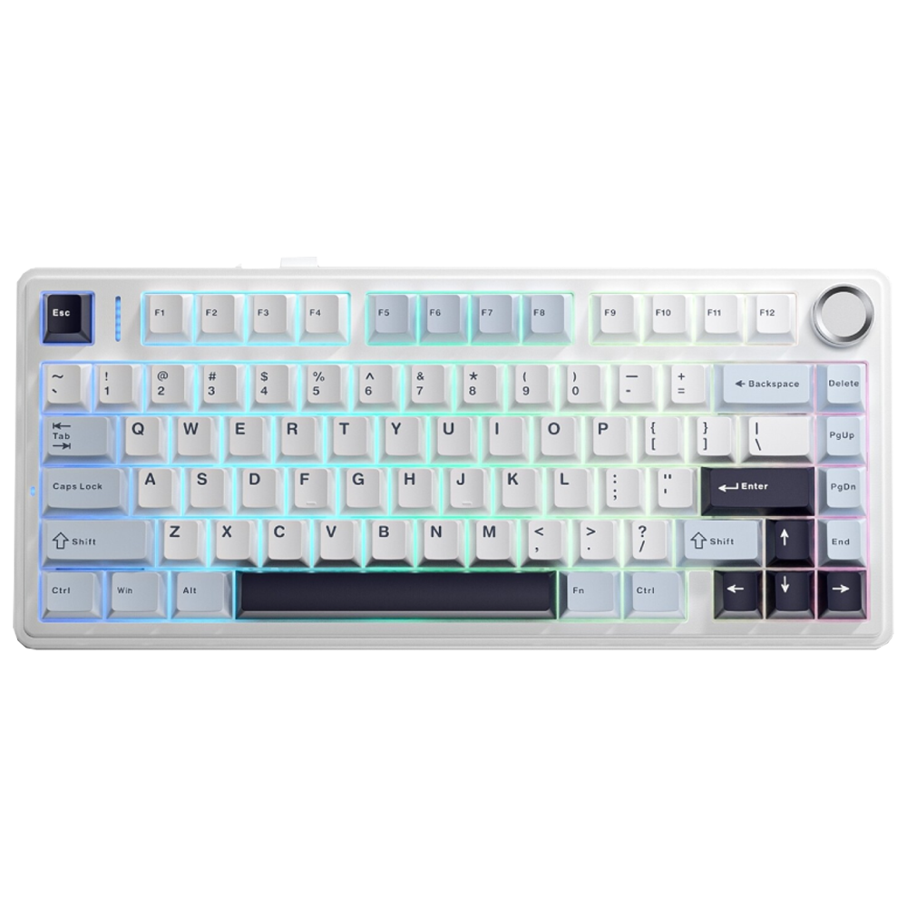Aula F75 Ice Vein Switch Hot Swap RGB Lacivert Kablosuz Gaming Klavye ...