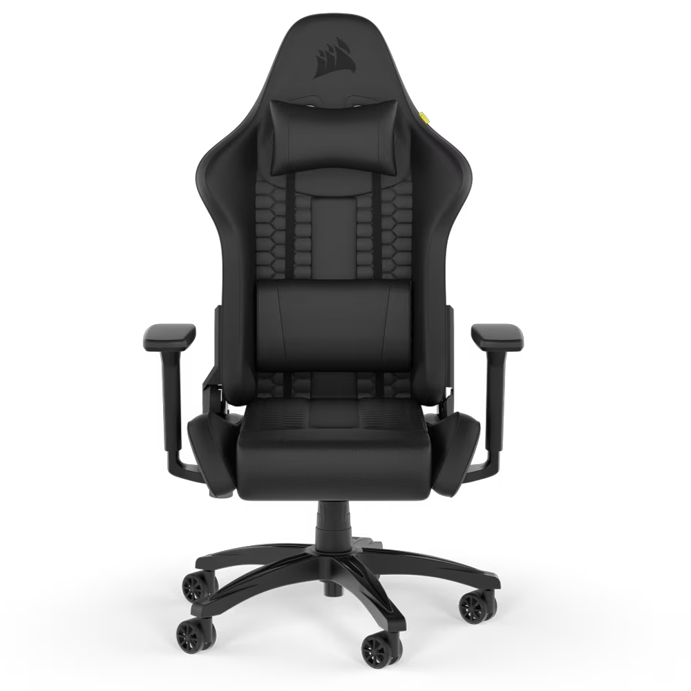 CORSAIR TC100 RELAXED Leatherette Siyah/Siyah Oyuncu Koltugu | ITOPYA