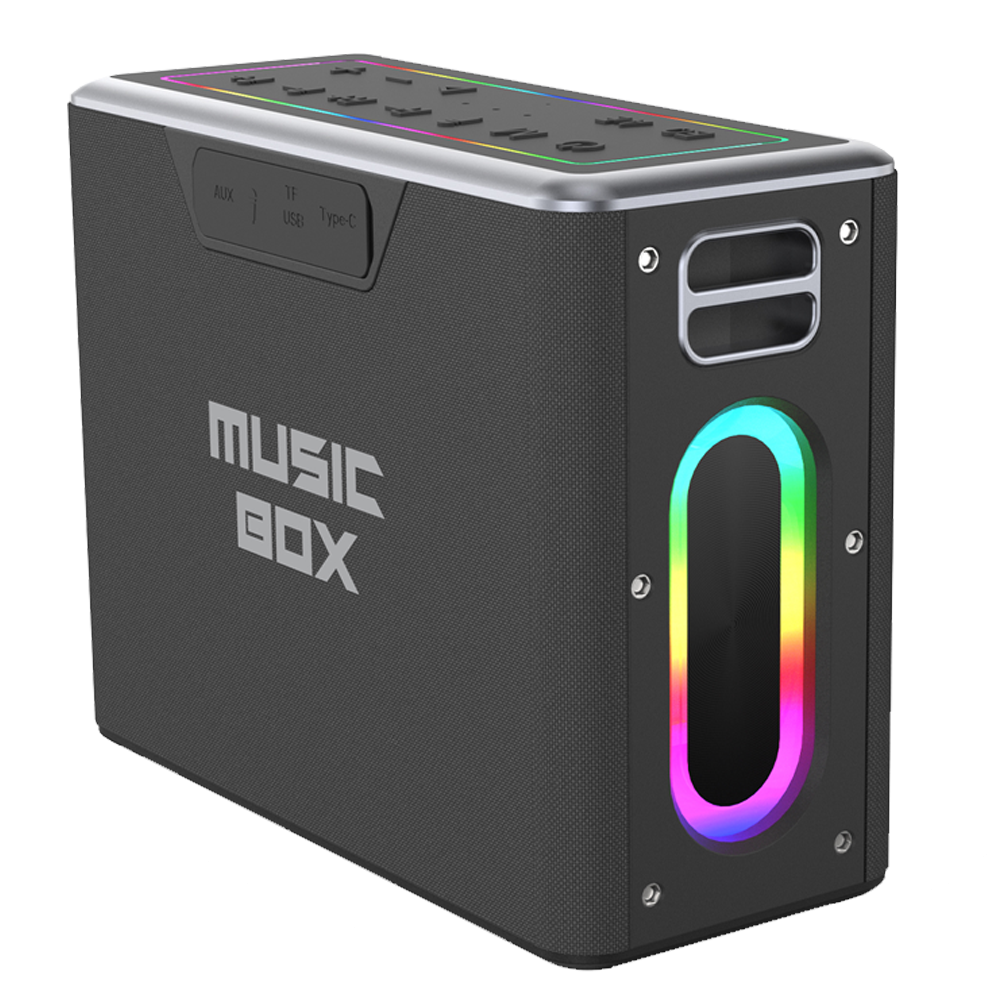 HiFuture MusicBox 100W Karaoke Sistemi Siyah Tasinabilir Hoparlör | ITOPYA