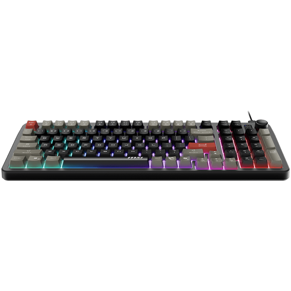 MSI FORGE GK110 Membrane Switch RGB Türkçe Kablolu Gaming Klavye ...