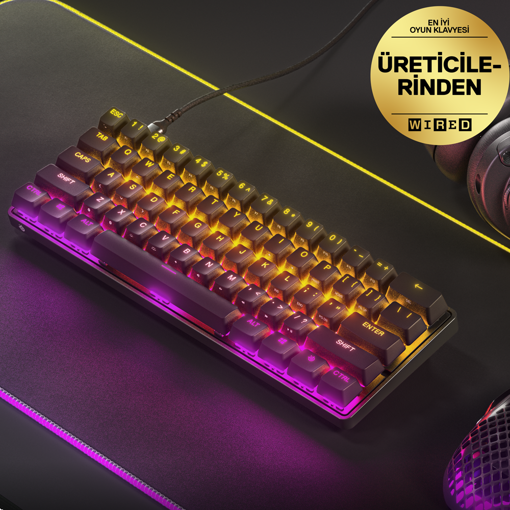 SteelSeries Apex 9 Mini RGB Ingilizce Kablolu Gaming Klavye | ITOPYA ...