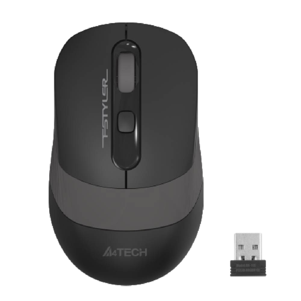 A4 Tech Fstyler FG10S Gri Nano Sessiz Optik Kablosuz Mouse | ITOPYA