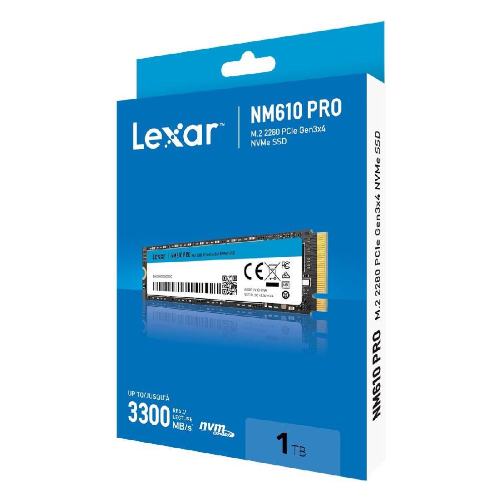 Lexar 1TB NM610PRO Gen3 M.2 SSD 3300MB Okuma / 2600MB Yazma | ITOPYA